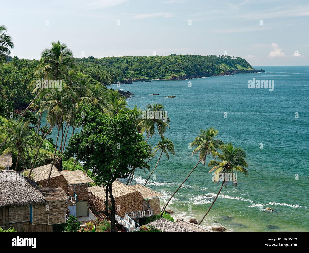 Beautiful view of a Cabo de Rama beach in state Goa India Stock Photo ...