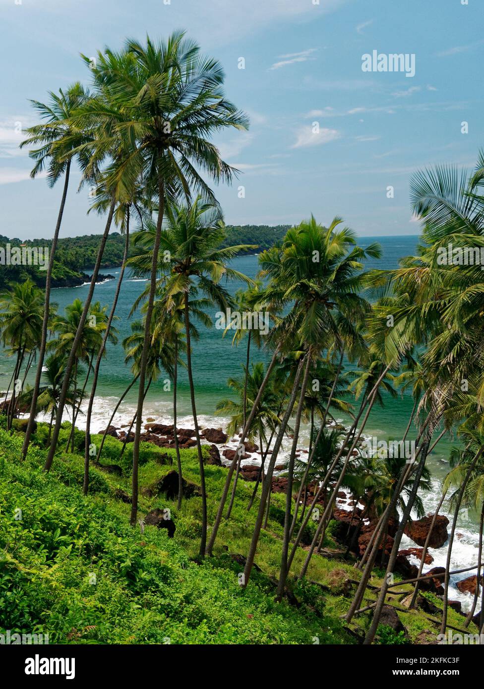 Beautiful view of a Cabo de Rama beach in state Goa India Stock Photo ...