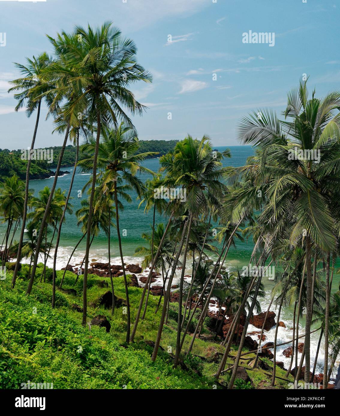Beautiful view of a Cabo de Rama beach in state Goa India Stock Photo ...