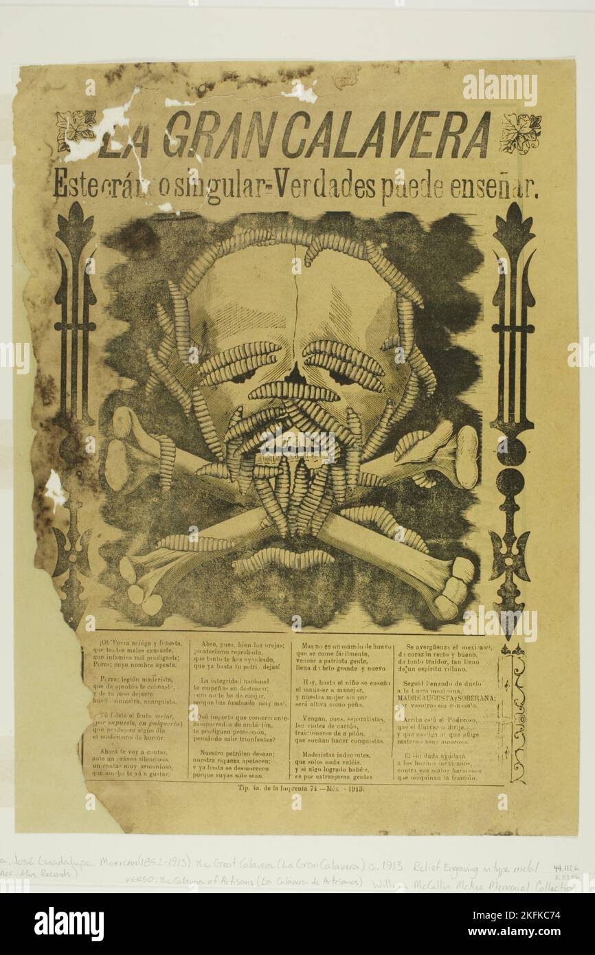 Jose guadalupe posada calavera hi-res stock photography and images - Alamy