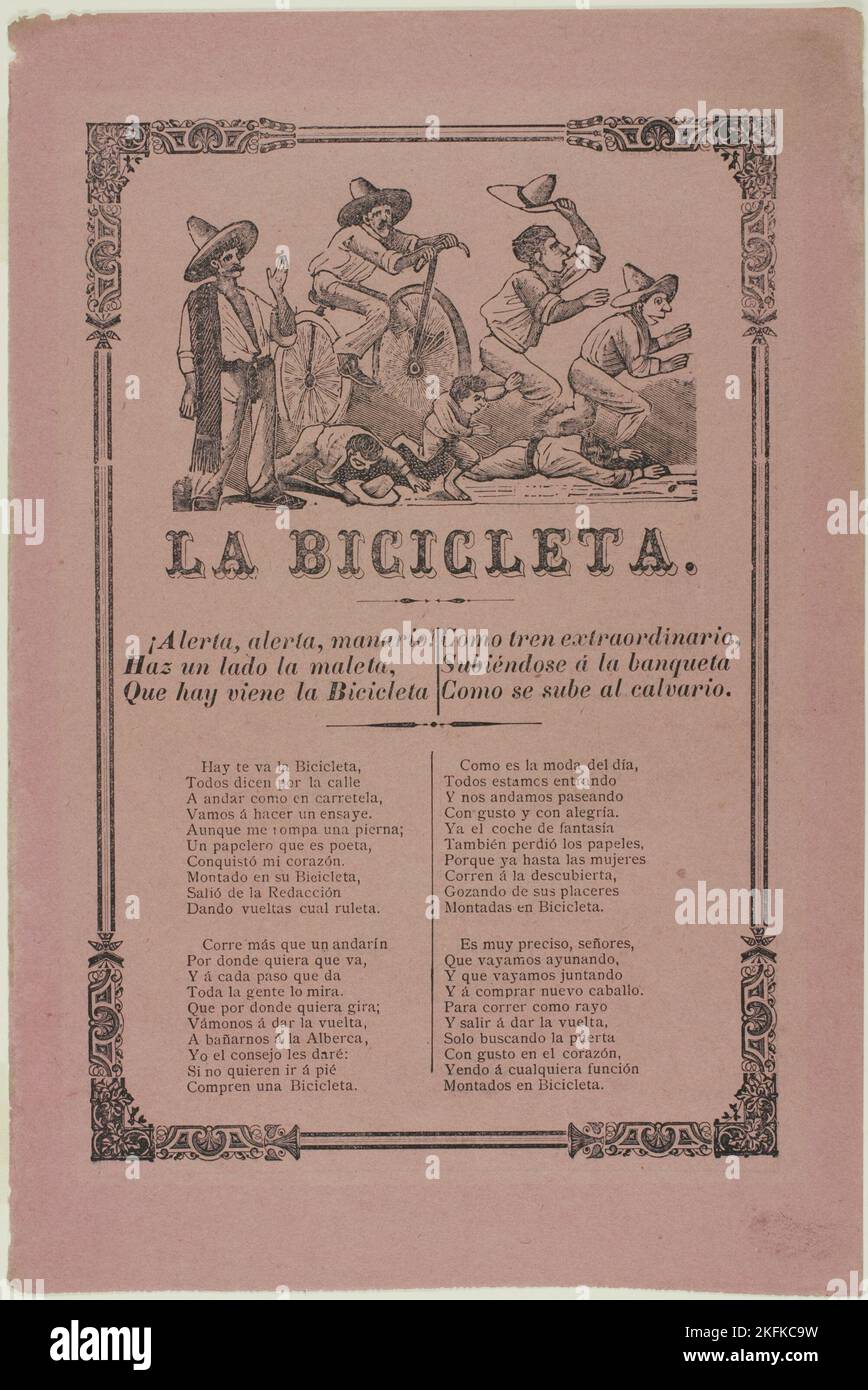 The Bicycle, 1895 Stock Photo - Alamy