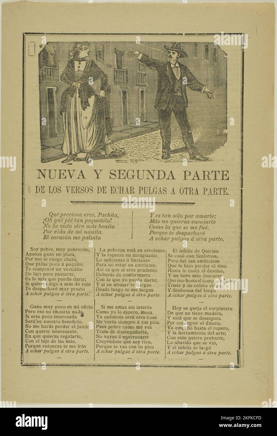 First and Second Part of the Verses..., n.d Stock Photo - Alamy