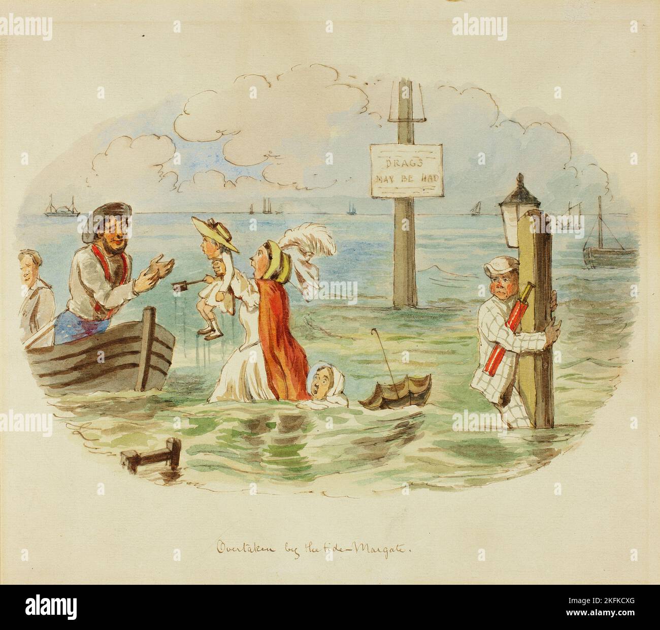 Cartoon by john leech cartoon hi-res stock photography and images - Alamy