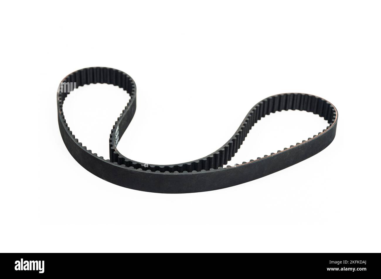 Black Engine Belt for Modern Car isolated on white background ...