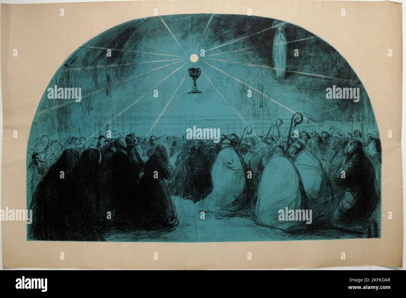 Lourdes, 1914, 25th International Eucharistic Congress, 1914 Stock ...