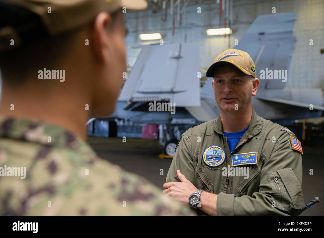 Cmdr. Matthew Mulcahey, the first-in-class aircraft carrier USS Gerald ...