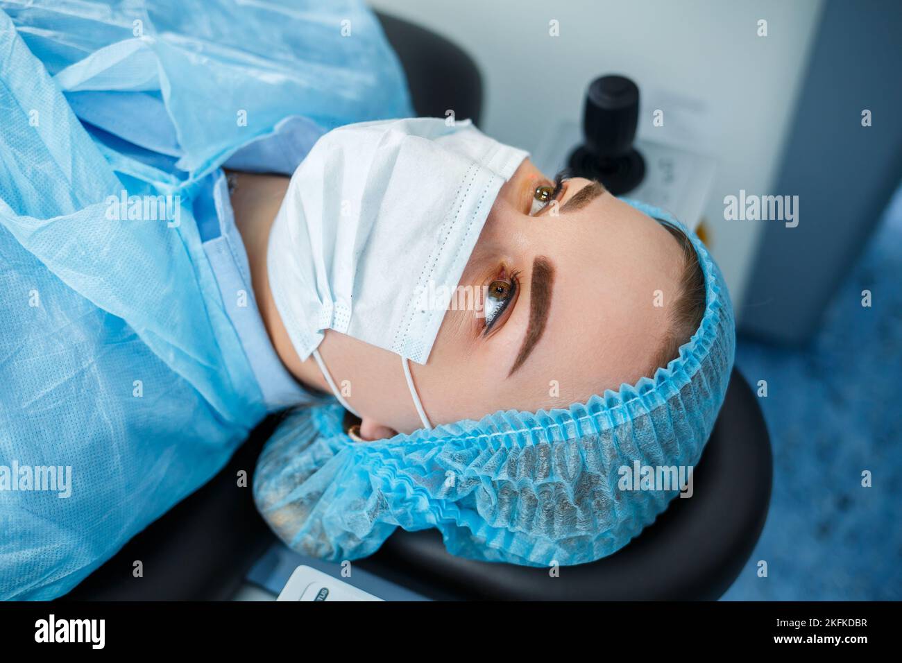 Professional medicine eye correction. Laser eye medical correction ...