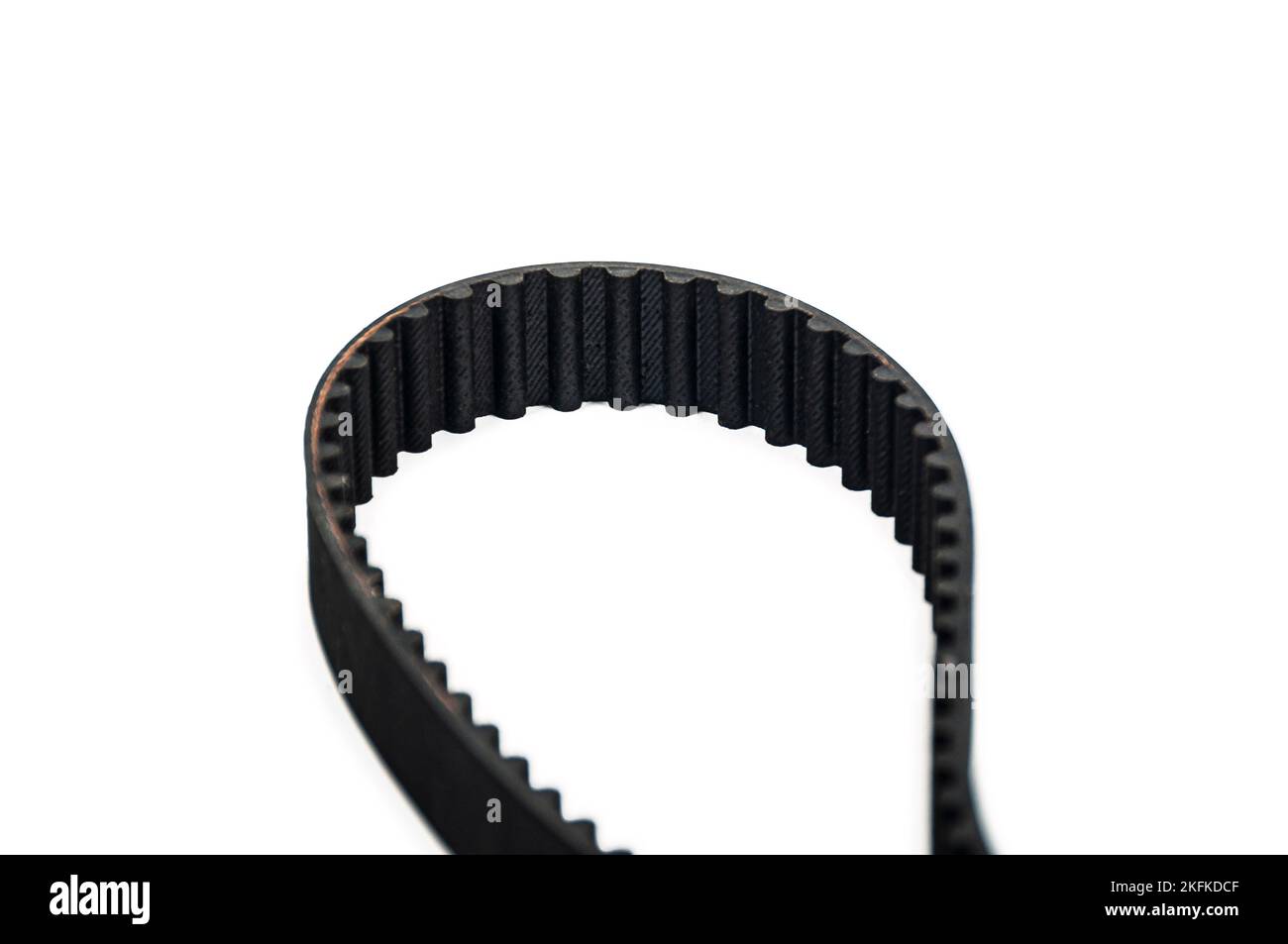 Black Engine Belt for Modern Car isolated on white background ...