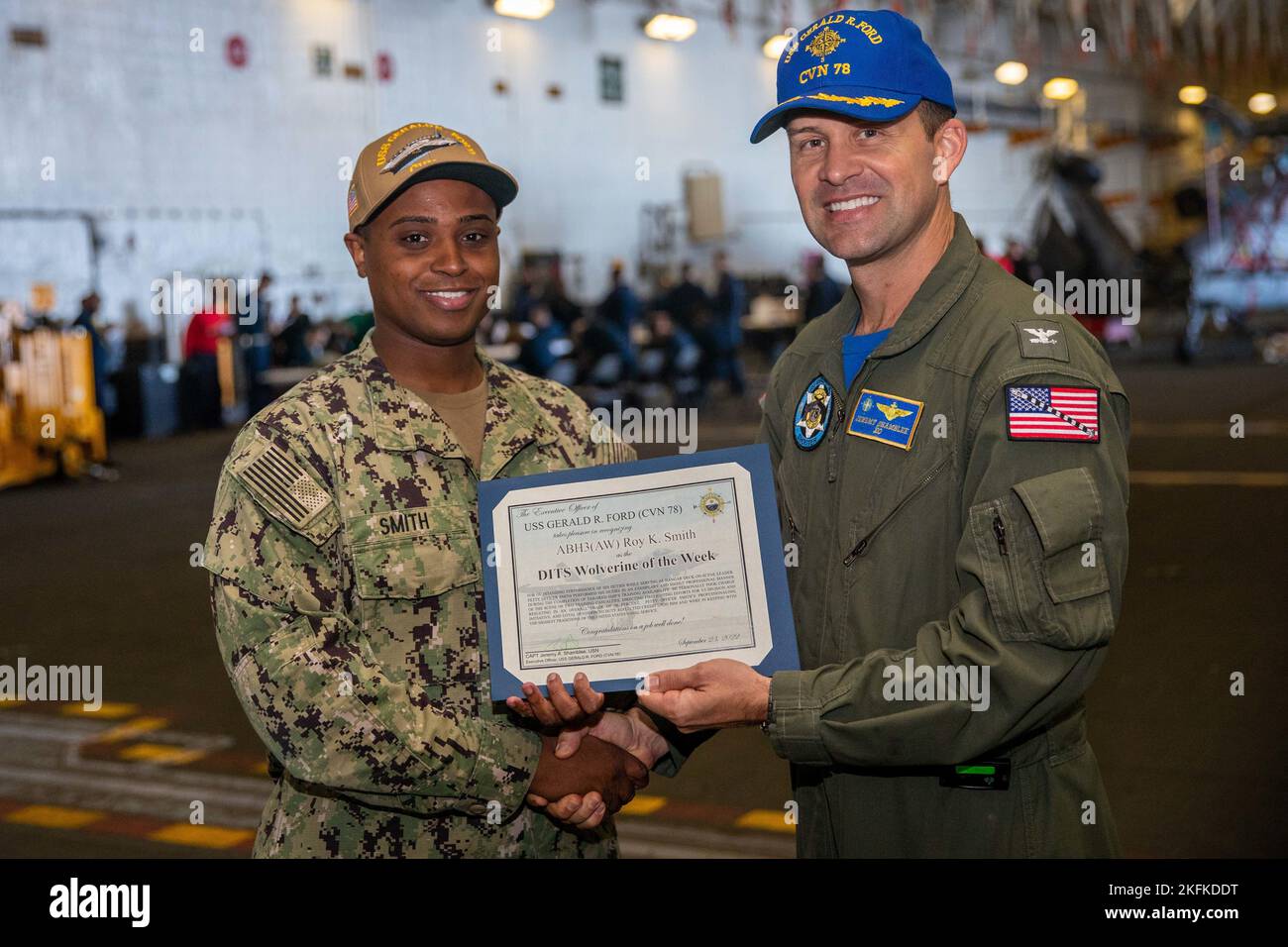 Capt. Jeremy Shamblee, the first-in-class aircraft carrier USS Gerald R ...