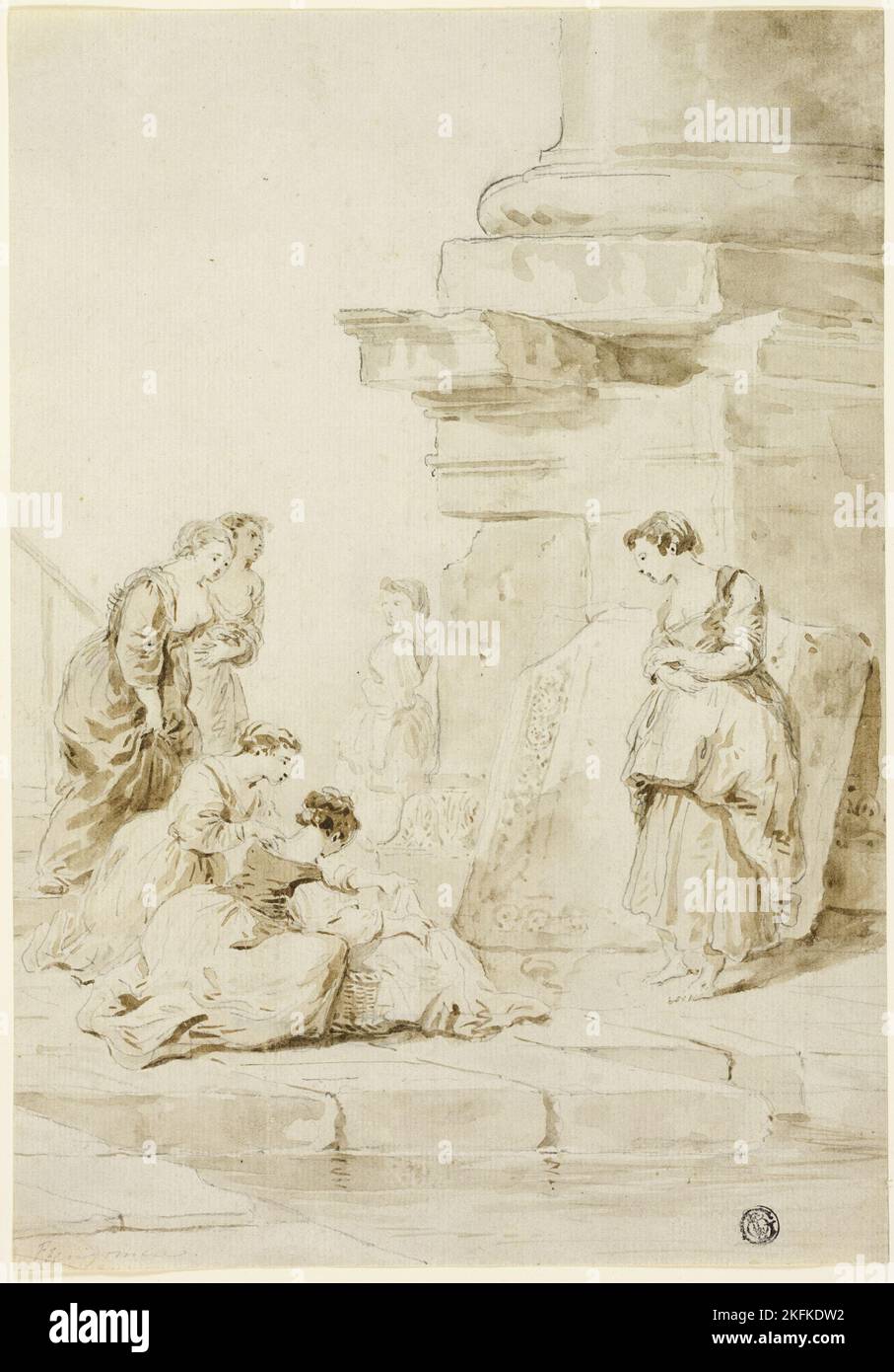 Moses saved from waters hi-res stock photography and images - Alamy