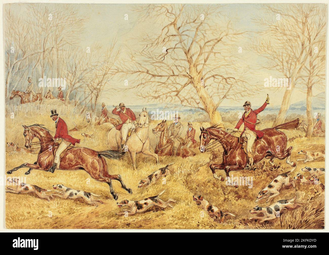 Foxhunting prints hi-res stock photography and images - Alamy