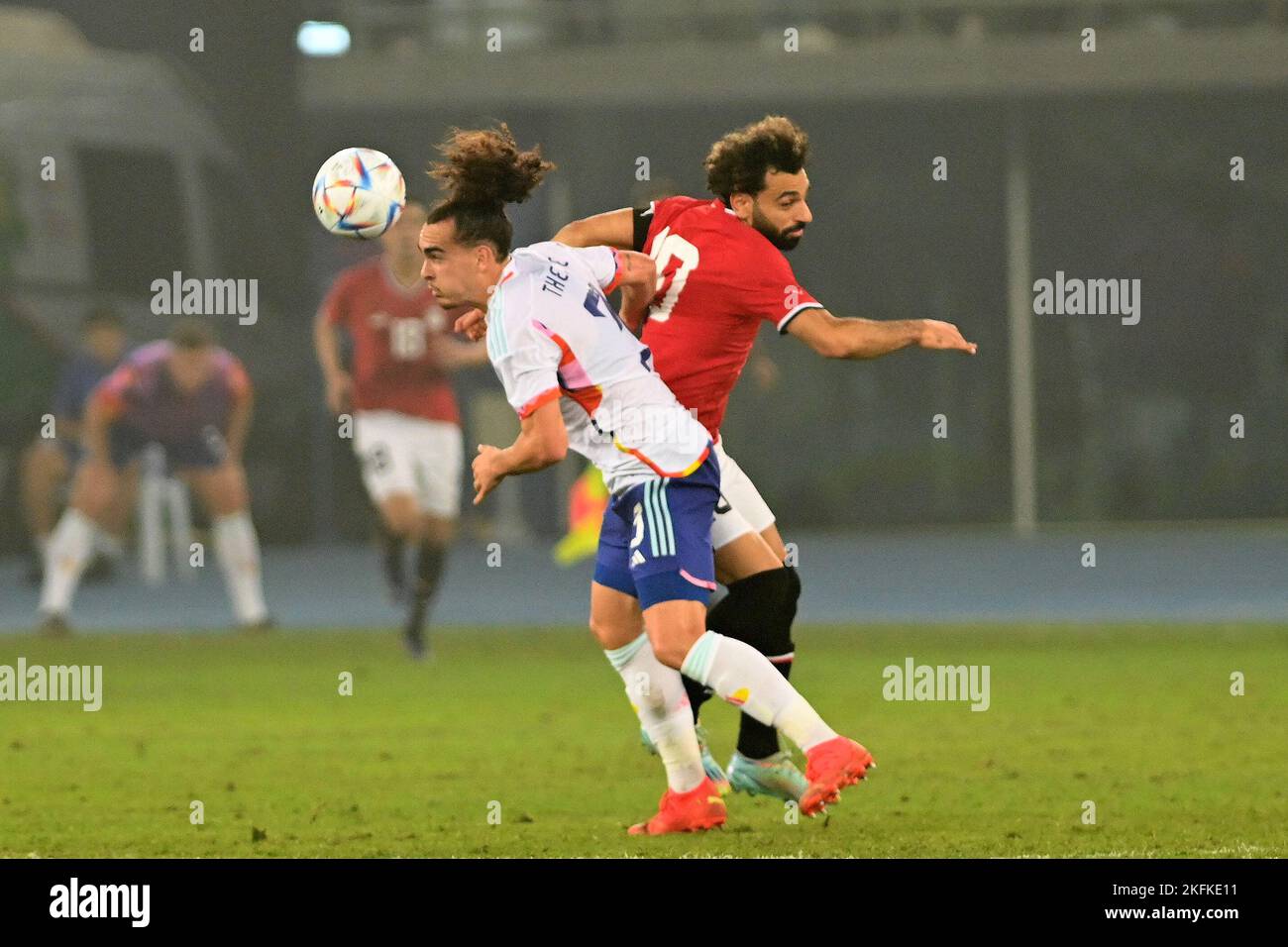 (221119) -- KUWAIT, Nov. 19, 2022 (Xinhua) -- Belgium's Arthur Theate ...