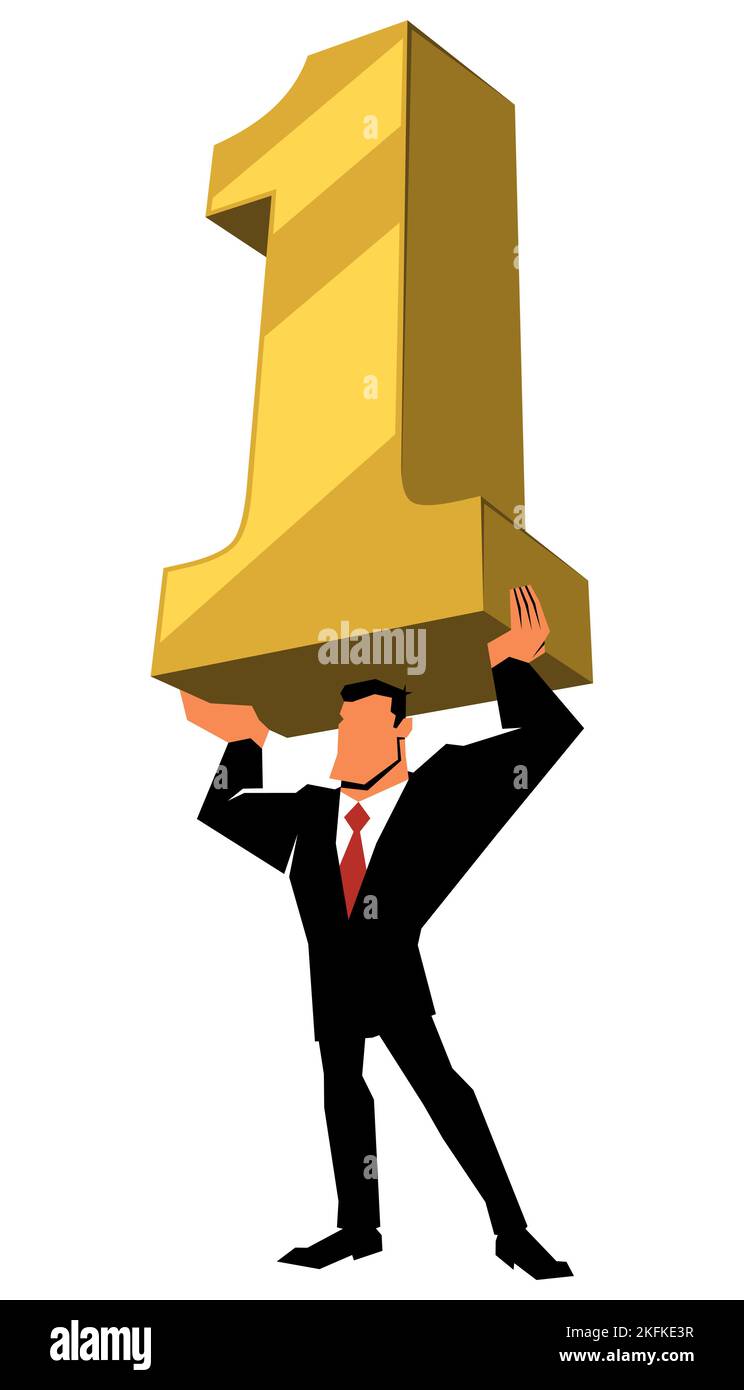 Number 1 person Stock Vector Images - Alamy
