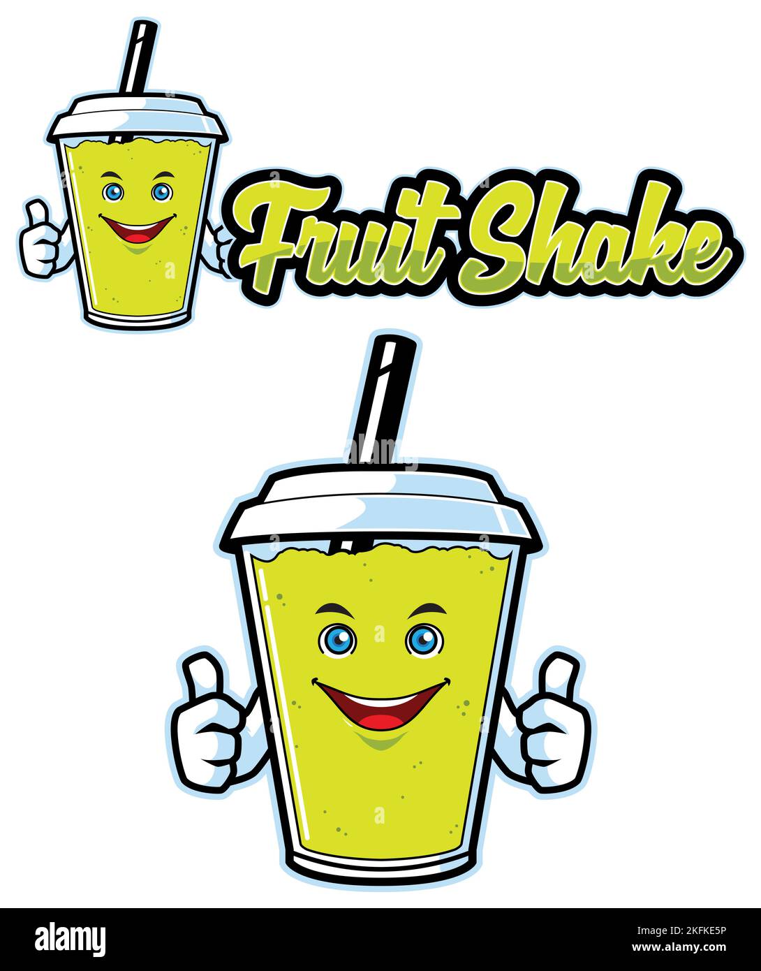 Kiwi shake Stock Vector Images - Alamy