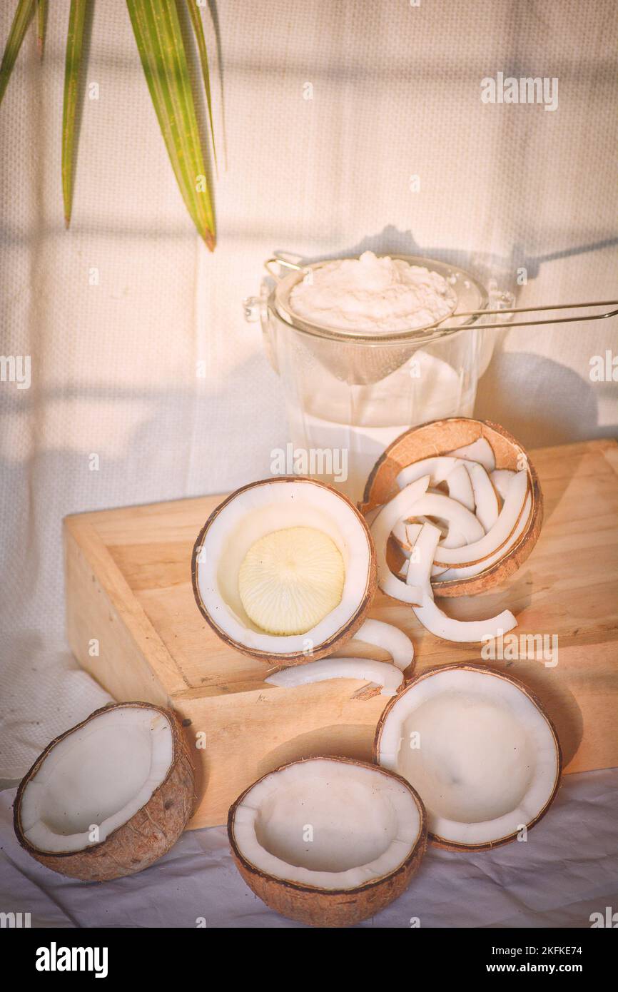 Coconut fruits photo Stock Photo - Alamy