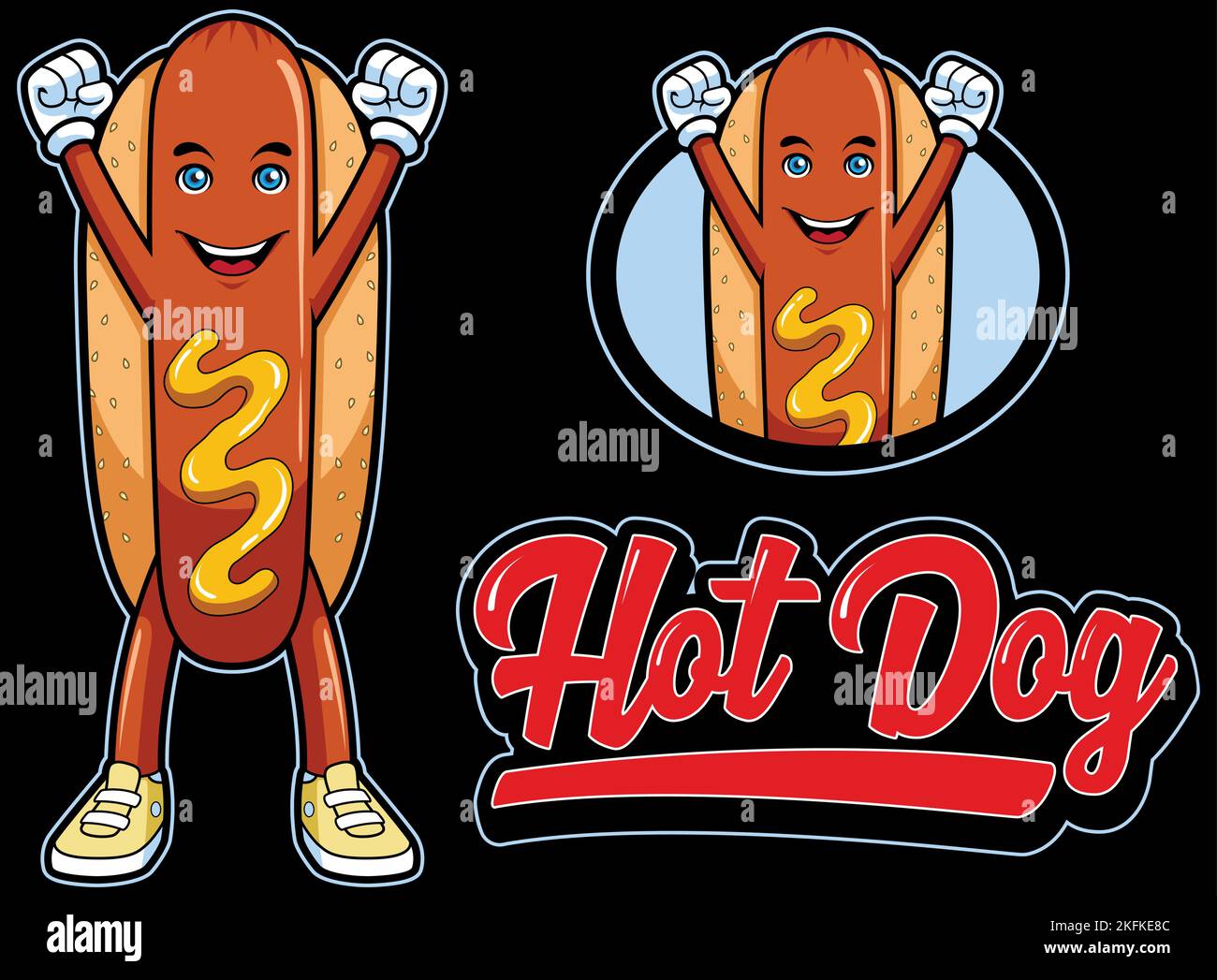 Funny cookout vector Stock Vector Images - Alamy