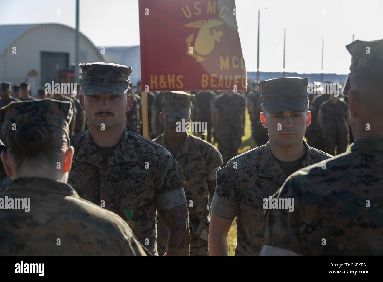 U.S. Marines Cpl. Shane Monn, left, and Lance Cpl. Austin Powell ...