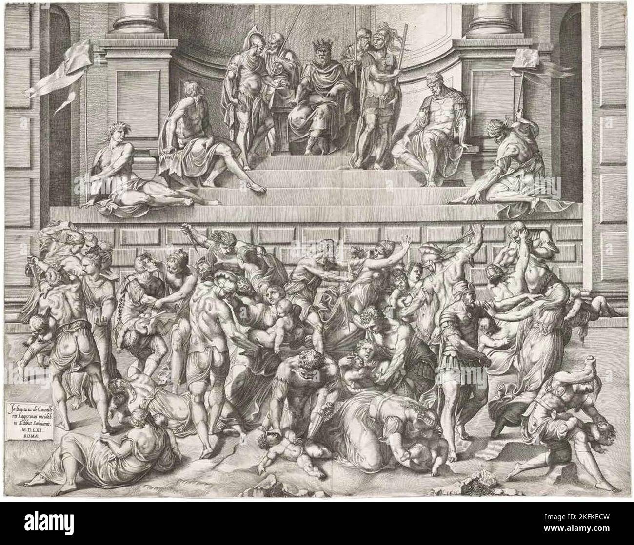 The Massacre of the Innocents, 1561. By Giovanni Battista de’ Cavalieri ...