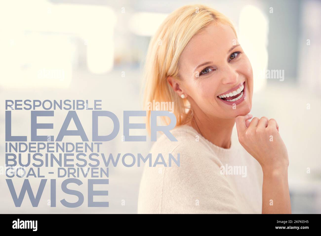 It takes a lot of hard work. Cropped portrait of a laughing young ...