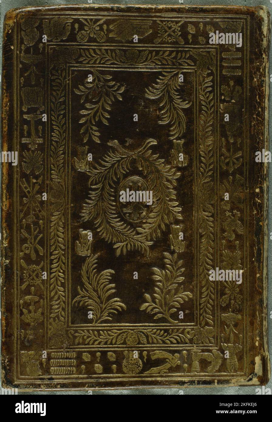 Horae Beatae Mariae Virginis, 1460 (binding 1580/90). Hours of the ...