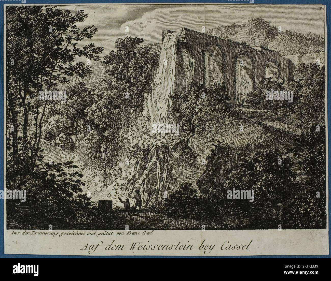 View of the Weissenstein Near Cassel, 1880 Stock Photo - Alamy