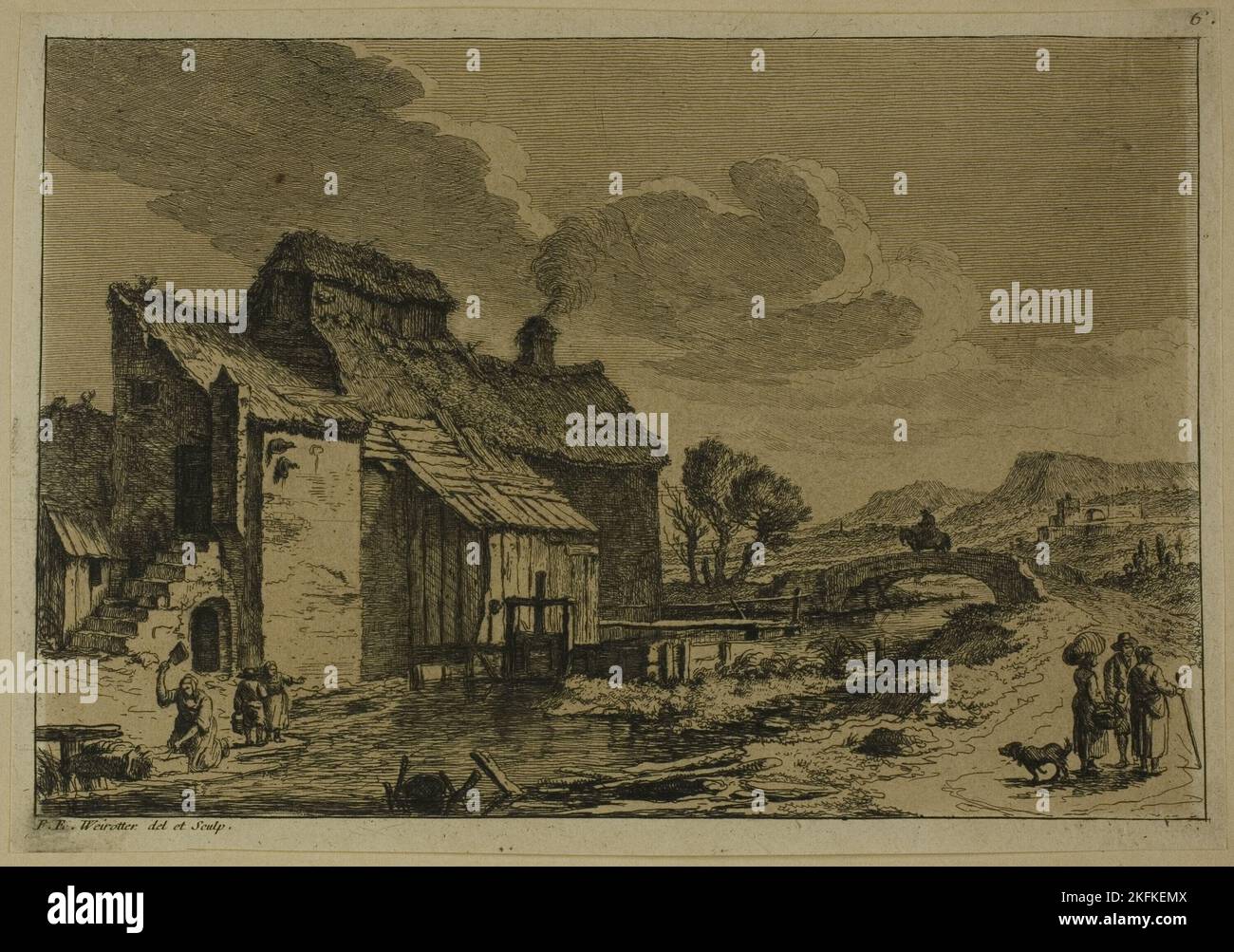 The Mill by the Stream, n.d Stock Photo - Alamy