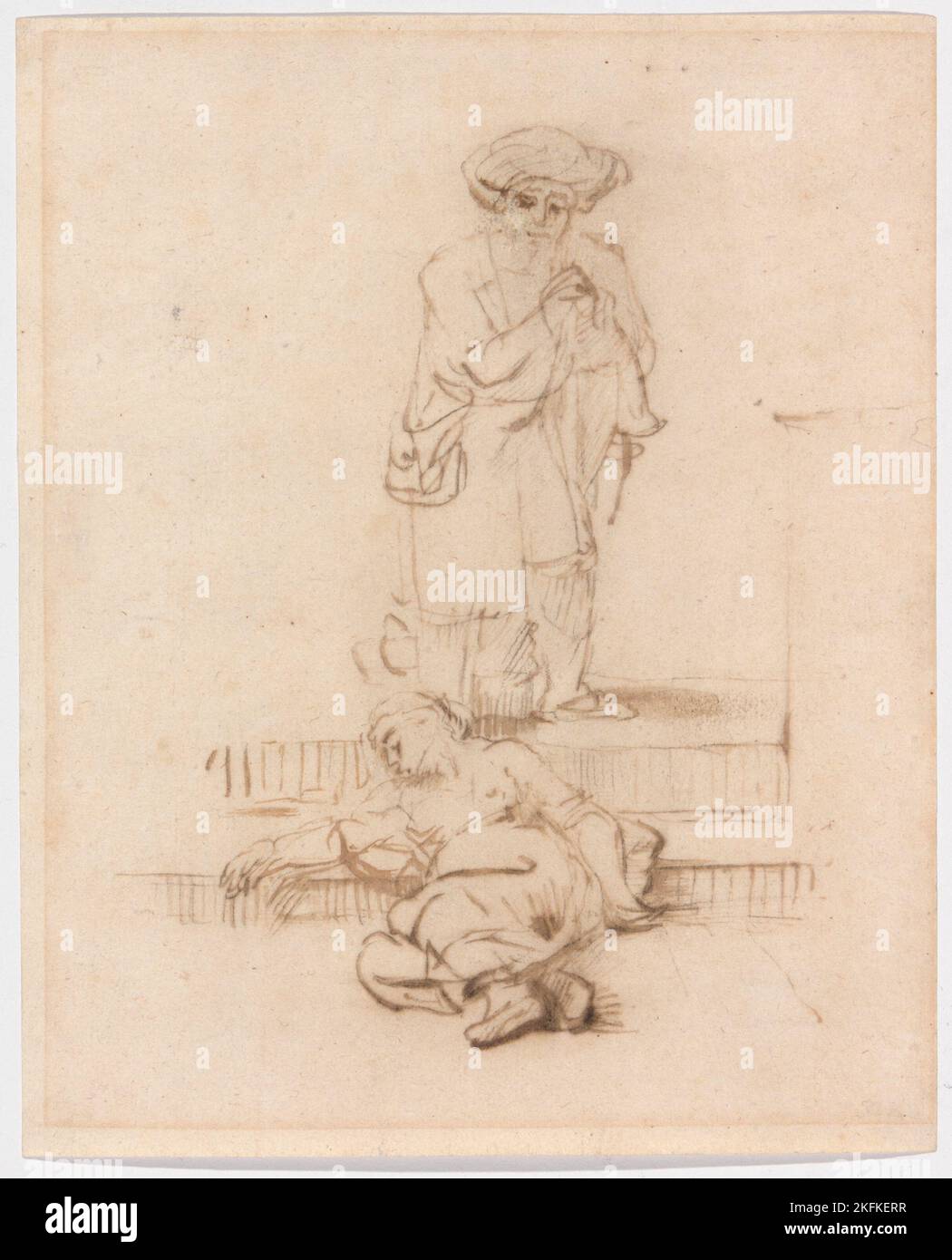 Copy after the Levite and the Violated Woman, mid-17th century ...