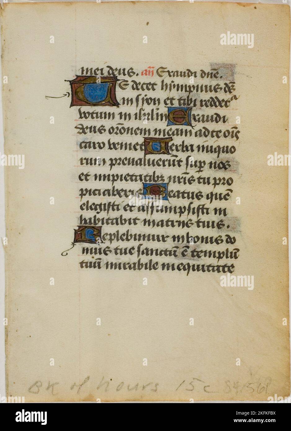The black hours manuscript hi-res stock photography and images - Alamy