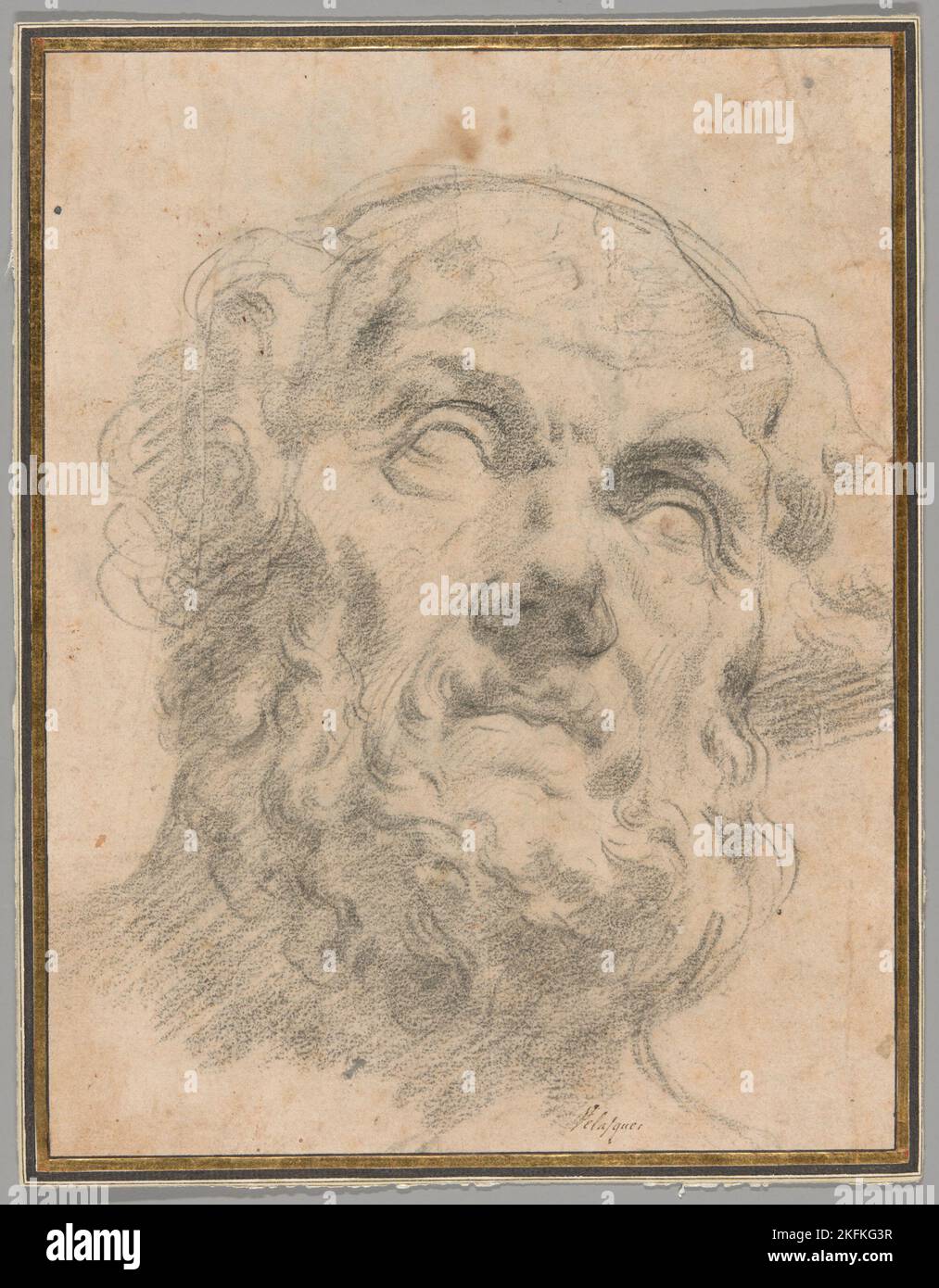 Head of an Old Man, possibly Seneca, c. 1620. Circle of Peter Paul ...