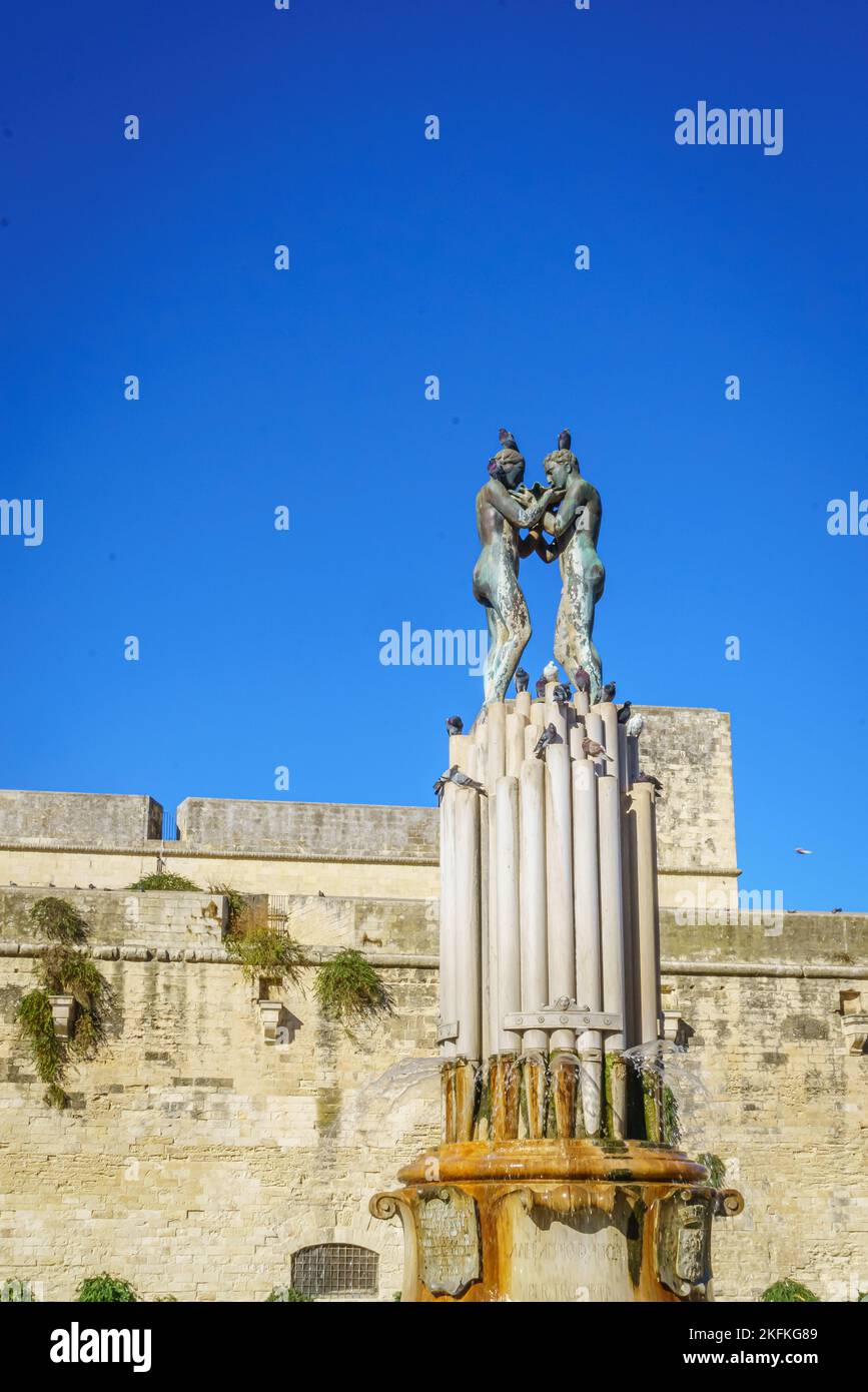 Streets of Lecce, Apulia. Italy Stock Photo - Alamy
