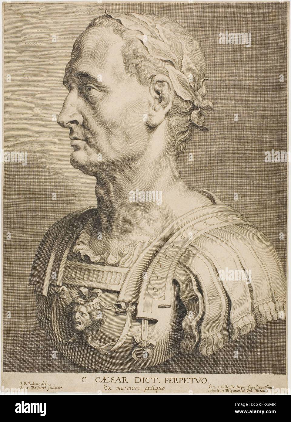 Julius Caesar, Perpetual Dictator, from Twelve Famous Greek and Roman ...