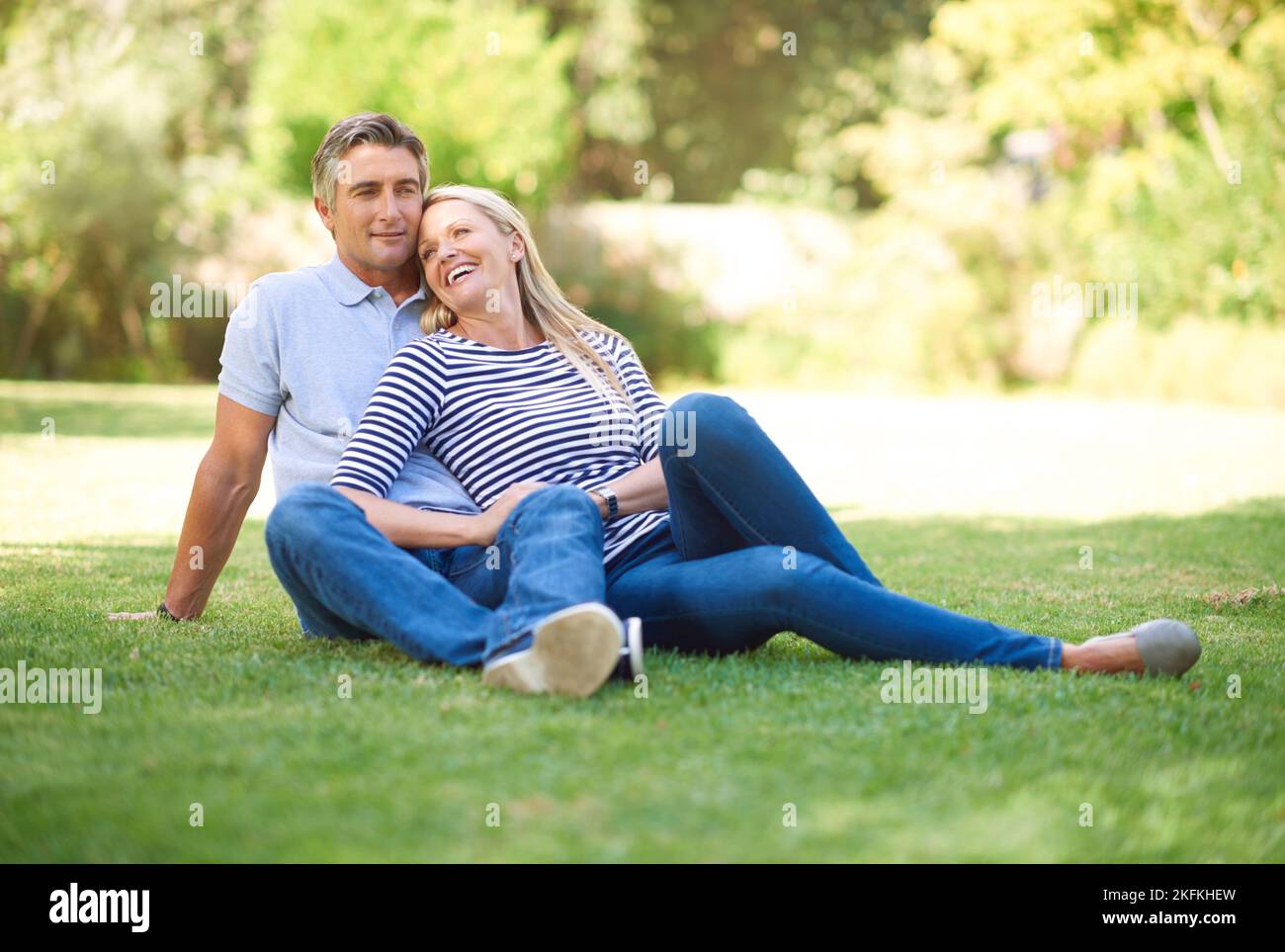 I feel so connected to you. Full length portrait of an affectionate ...