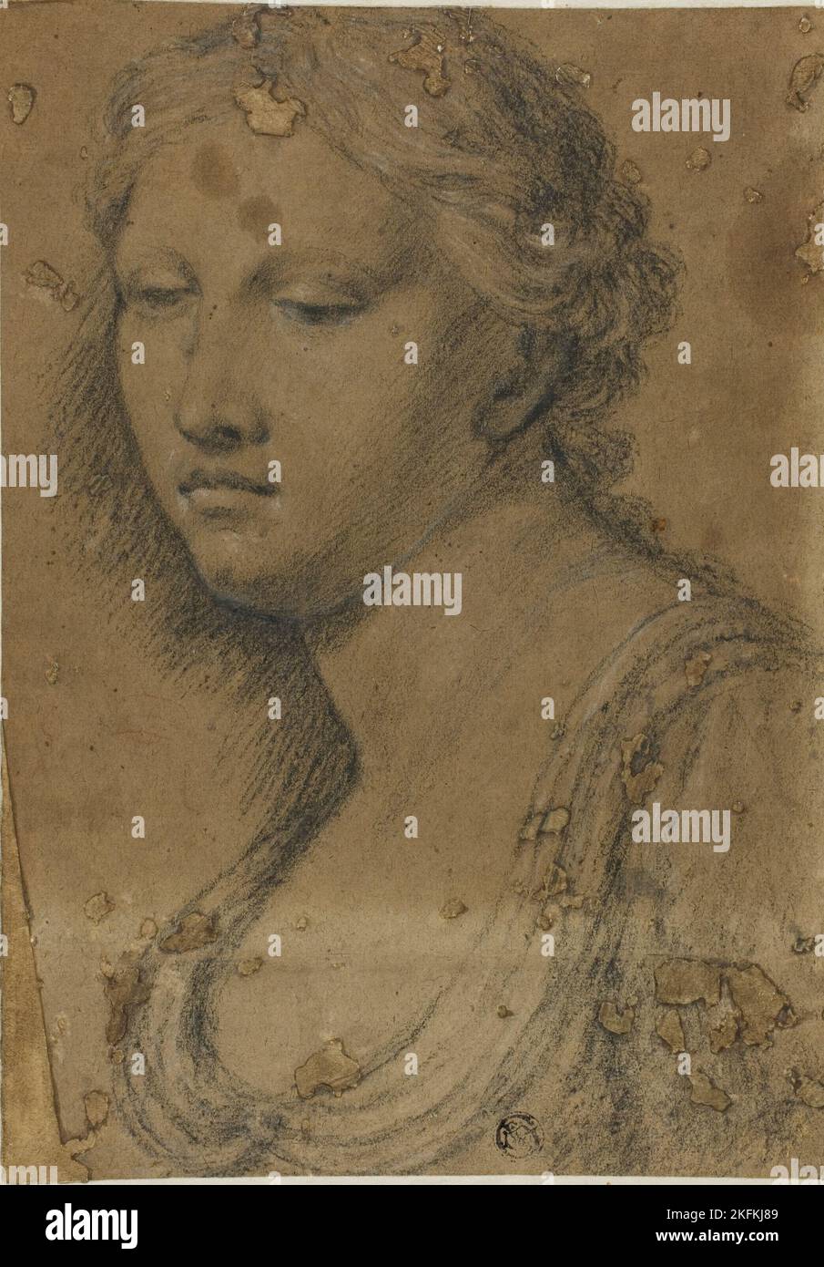 Bust of Woman, n.d. Attributed to Girolamo Sellari Stock Photo - Alamy