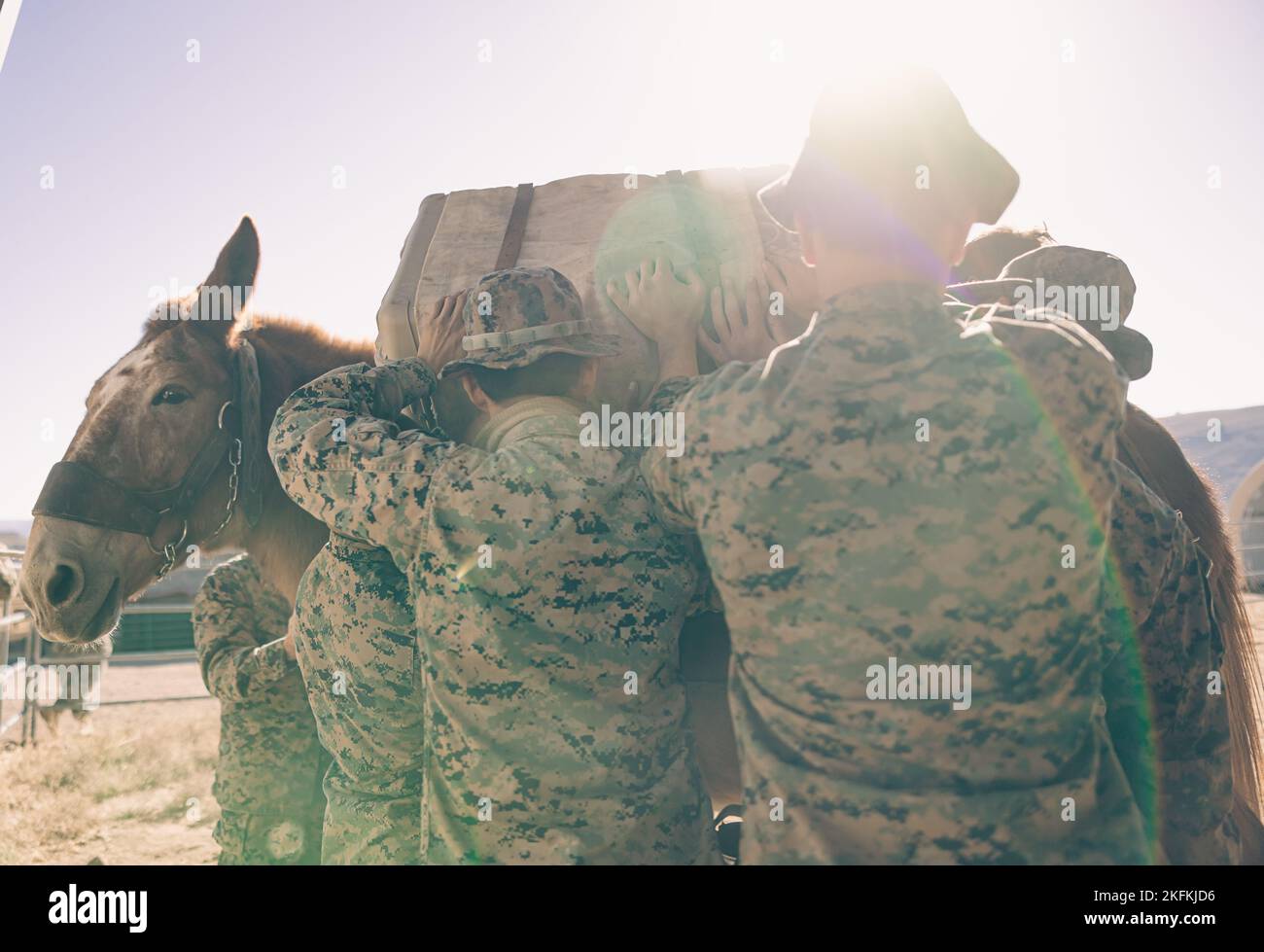 U.S. Marines with Marine Corps Mountain Warfare Training Center (MCMWTC ...