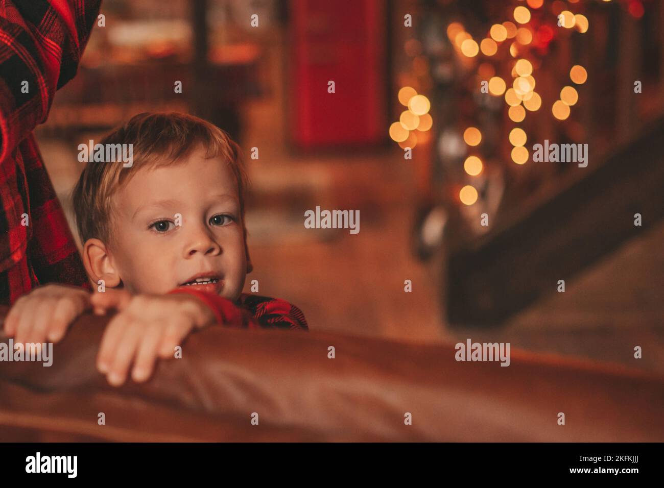 Smile small child being active having fun in motion and waiting for ...