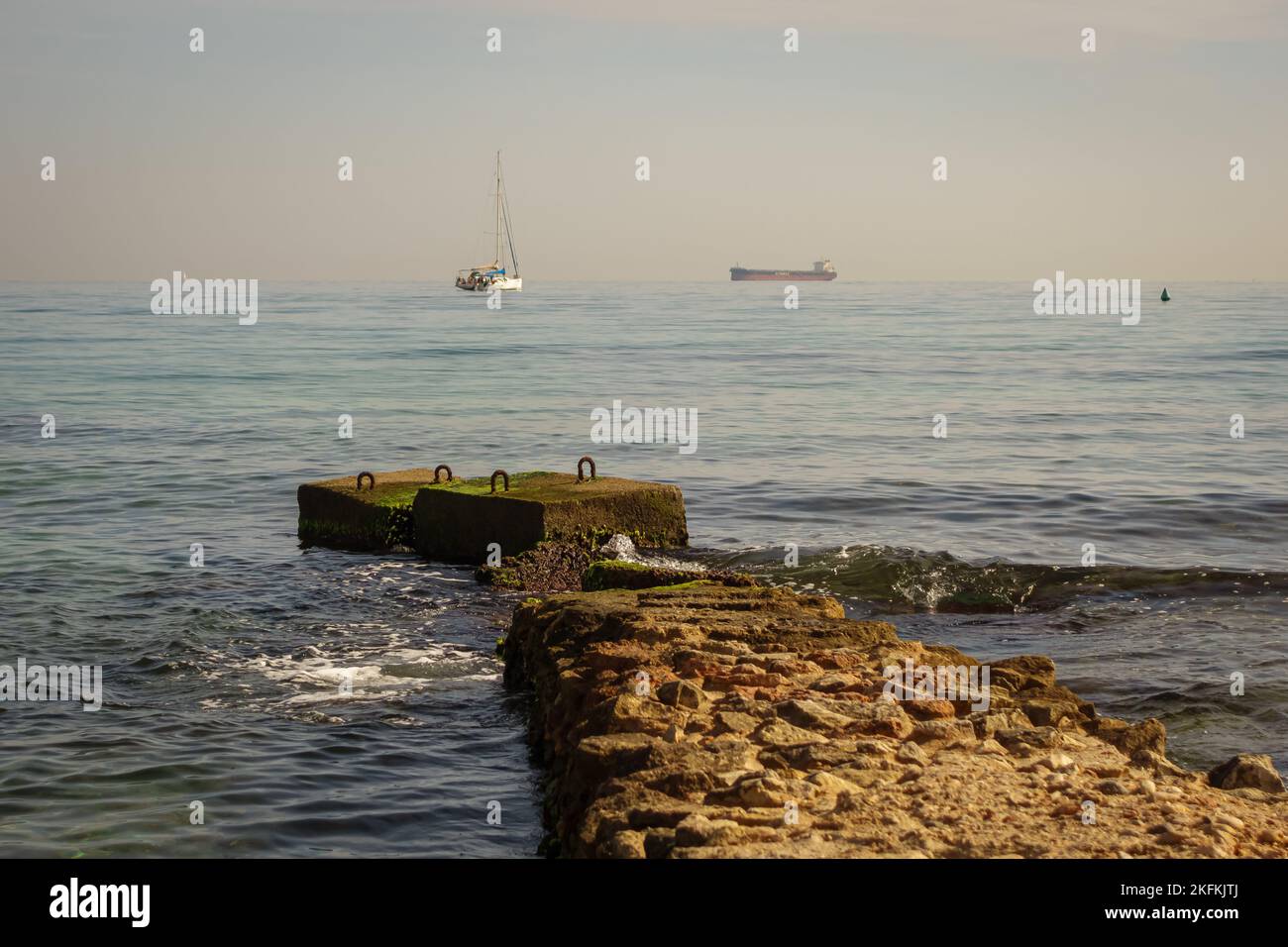 Mediterranean beaches in Alicante. Spain Stock Photo - Alamy