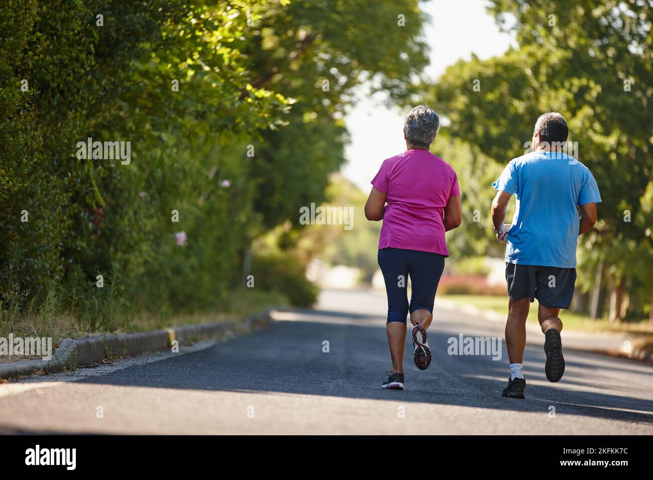 Woman jogging feet mature hi-res stock photography and images - Alamy