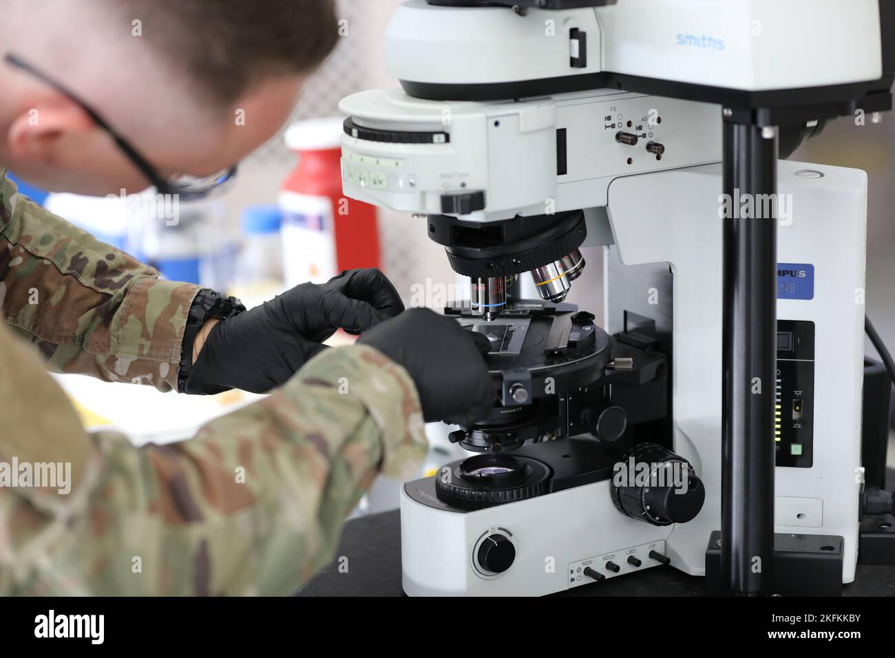 U.S. Army Capt. Tony Bernabo, a Nuclear Medical Science Officer ...