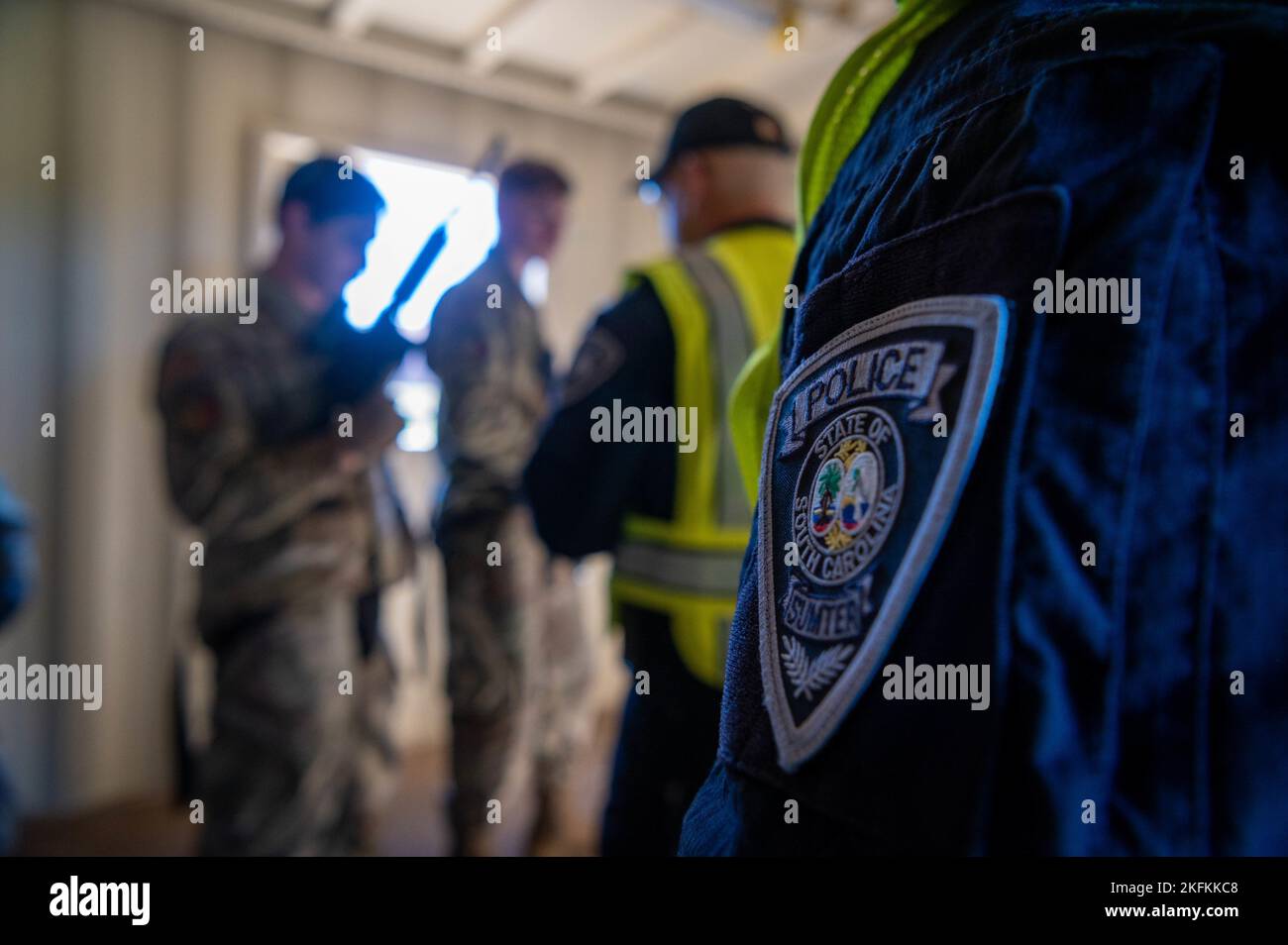 Sumter Police Department (SPD) quick reaction team officers demonstrate ...
