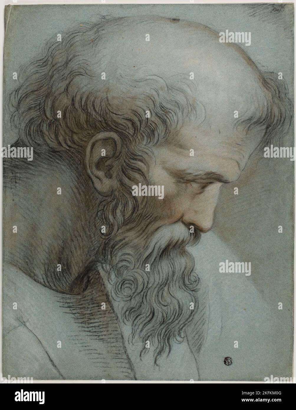 Head of Pythagoras, 18th century Stock Photo - Alamy