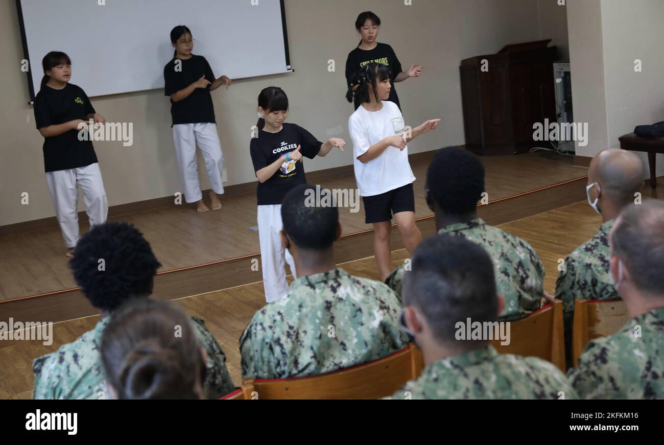 BUSAN, Republic of Korea (Sept. 24, 2022) – Sailors assigned to Arleigh ...