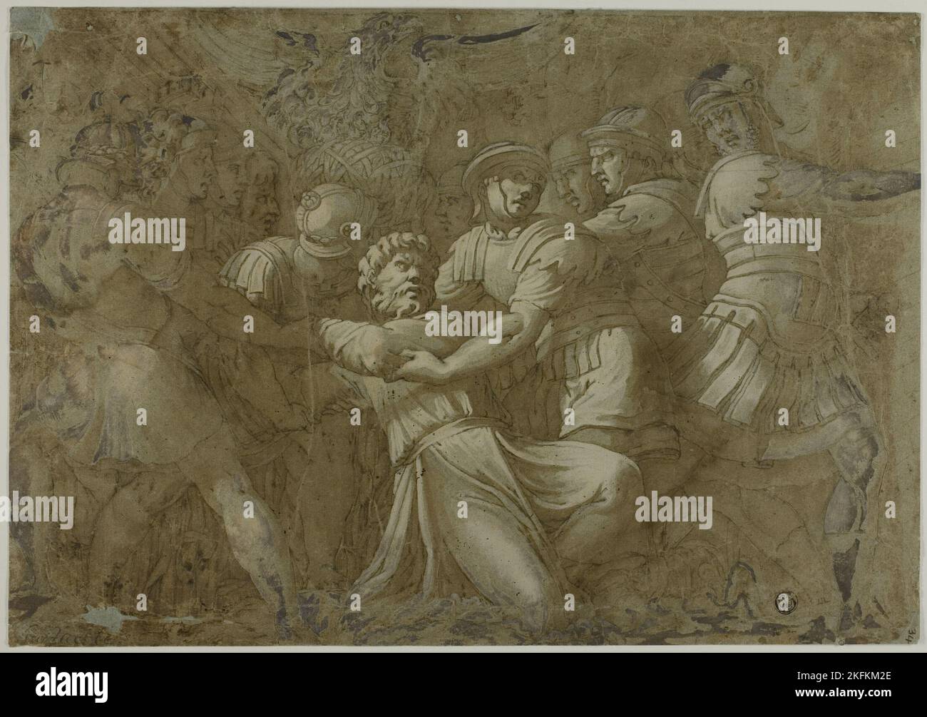 Roman Soldiers Arresting Saint Peter (?), n.d Stock Photo - Alamy