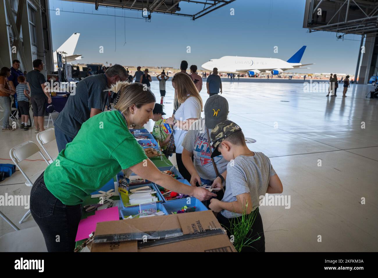 Visitors enjoy the Frontiers in Flight airshow at McConnell Air Force ...