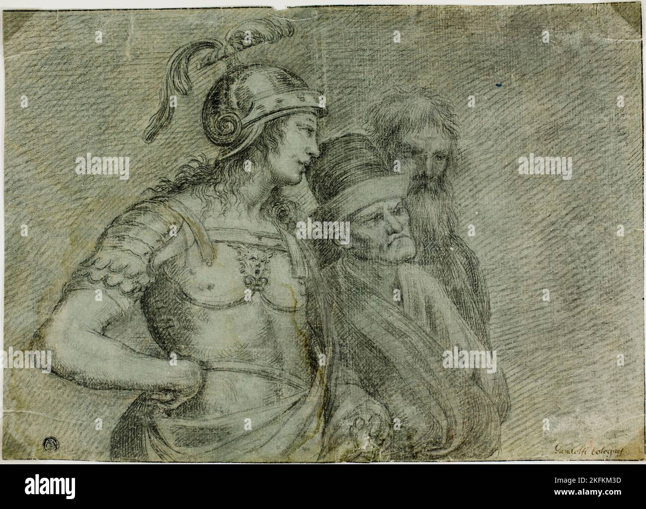 Alcibiades and Two Philosophers, 18th century Stock Photo - Alamy