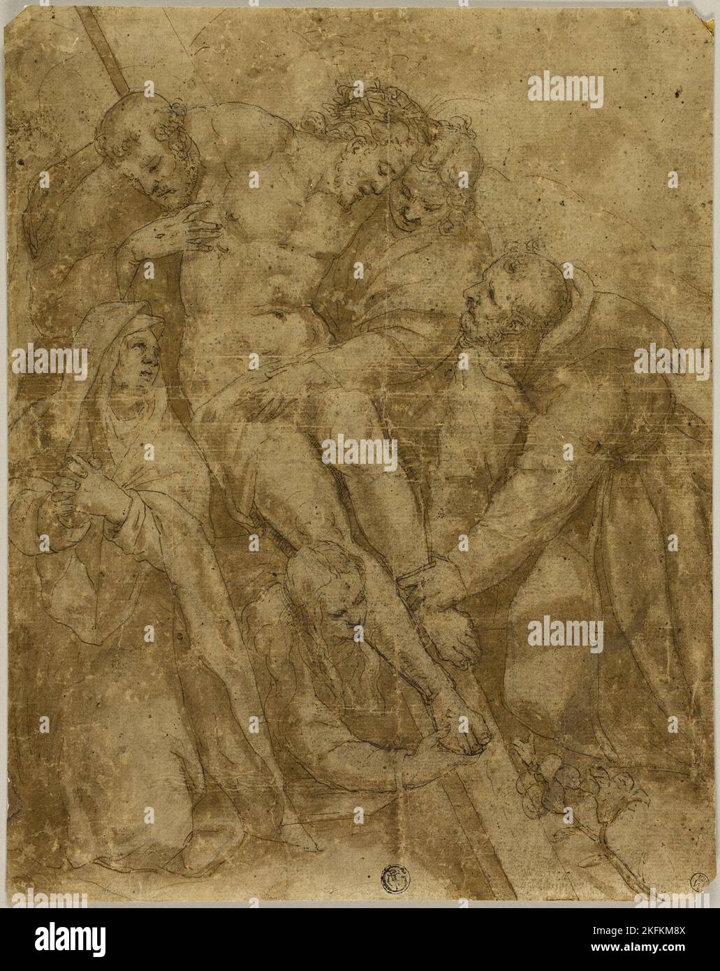 Deposition, 17th century Stock Photo - Alamy