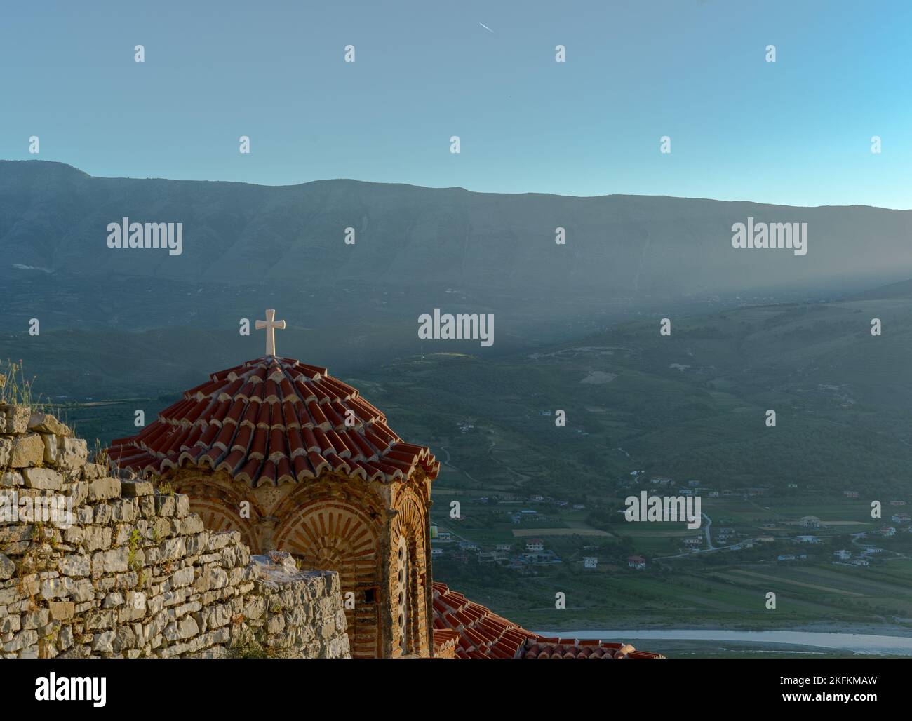 The medieval Holy Trinity Church in Berat Stock Photo - Alamy