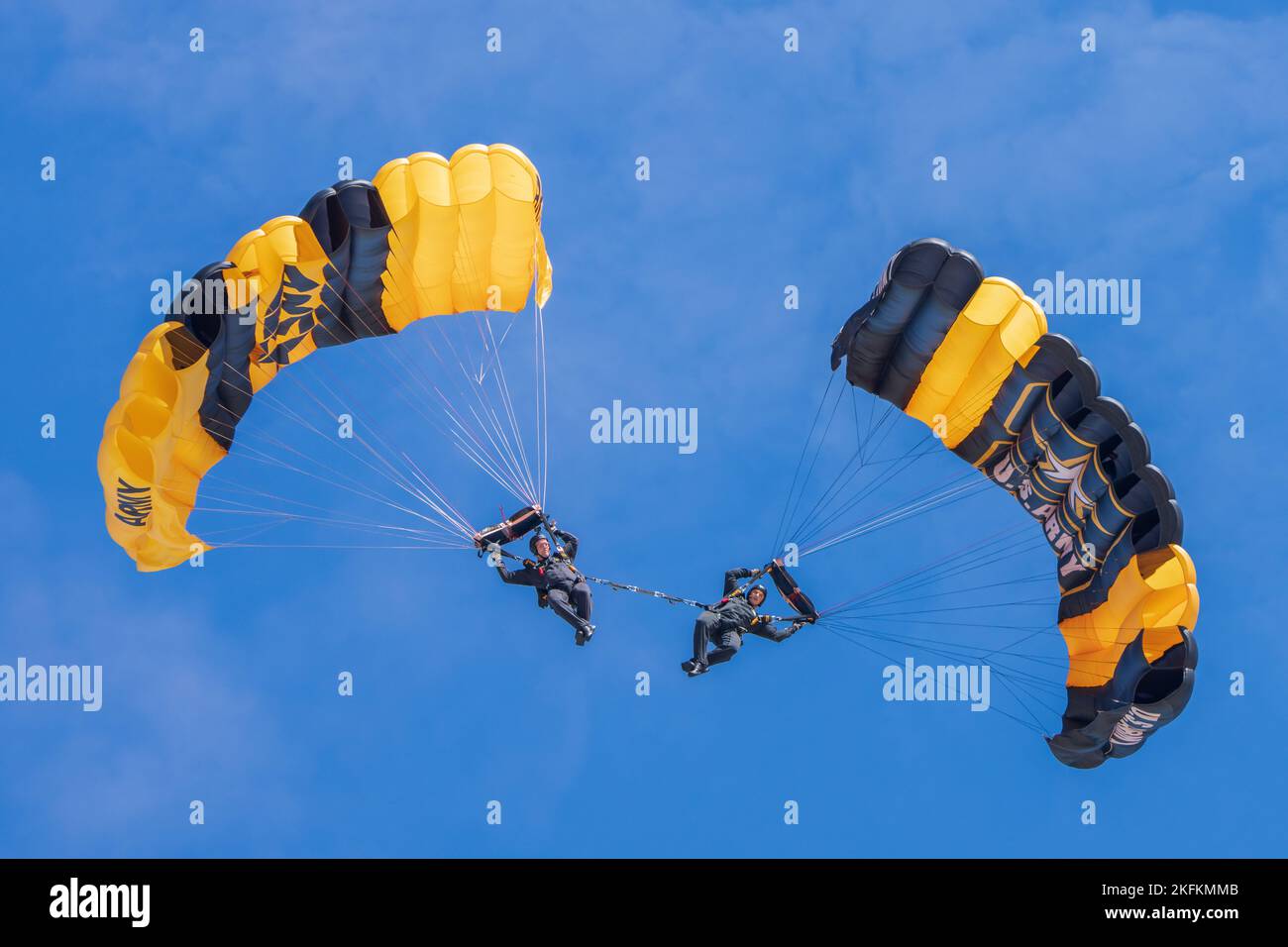 Sgt. 1st Class Morgan George and Staff Sgt. Ben Hall of the U.S. Army ...