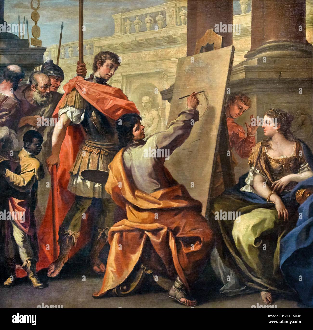 Apelle ritrae Campaspe - olio su tela - Sebastiano Ricci - XVIII secolo ...