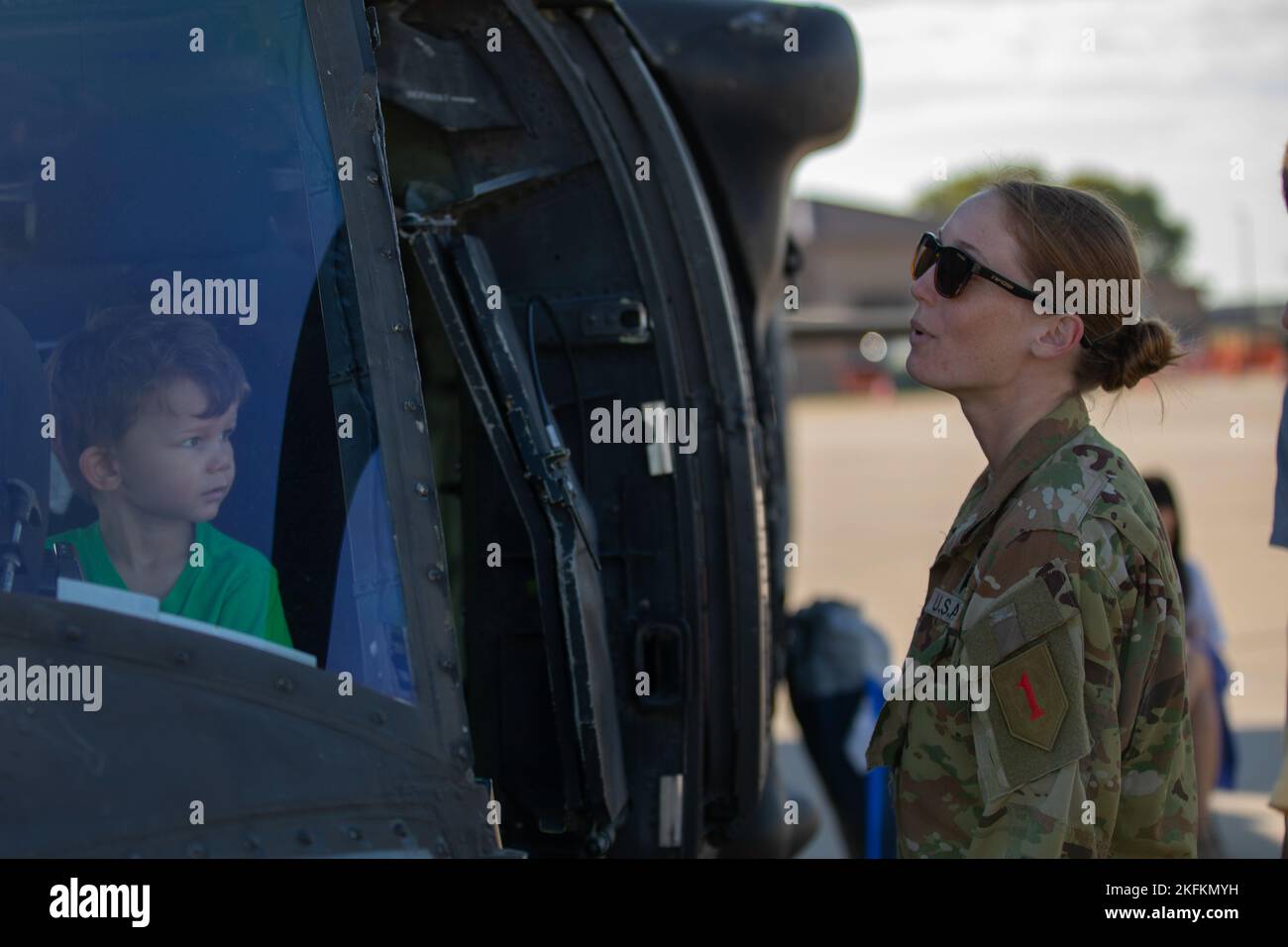 U.S. Army Warrant Officer 1 Elizabeth Quam, a Blackhawk pilot with the ...