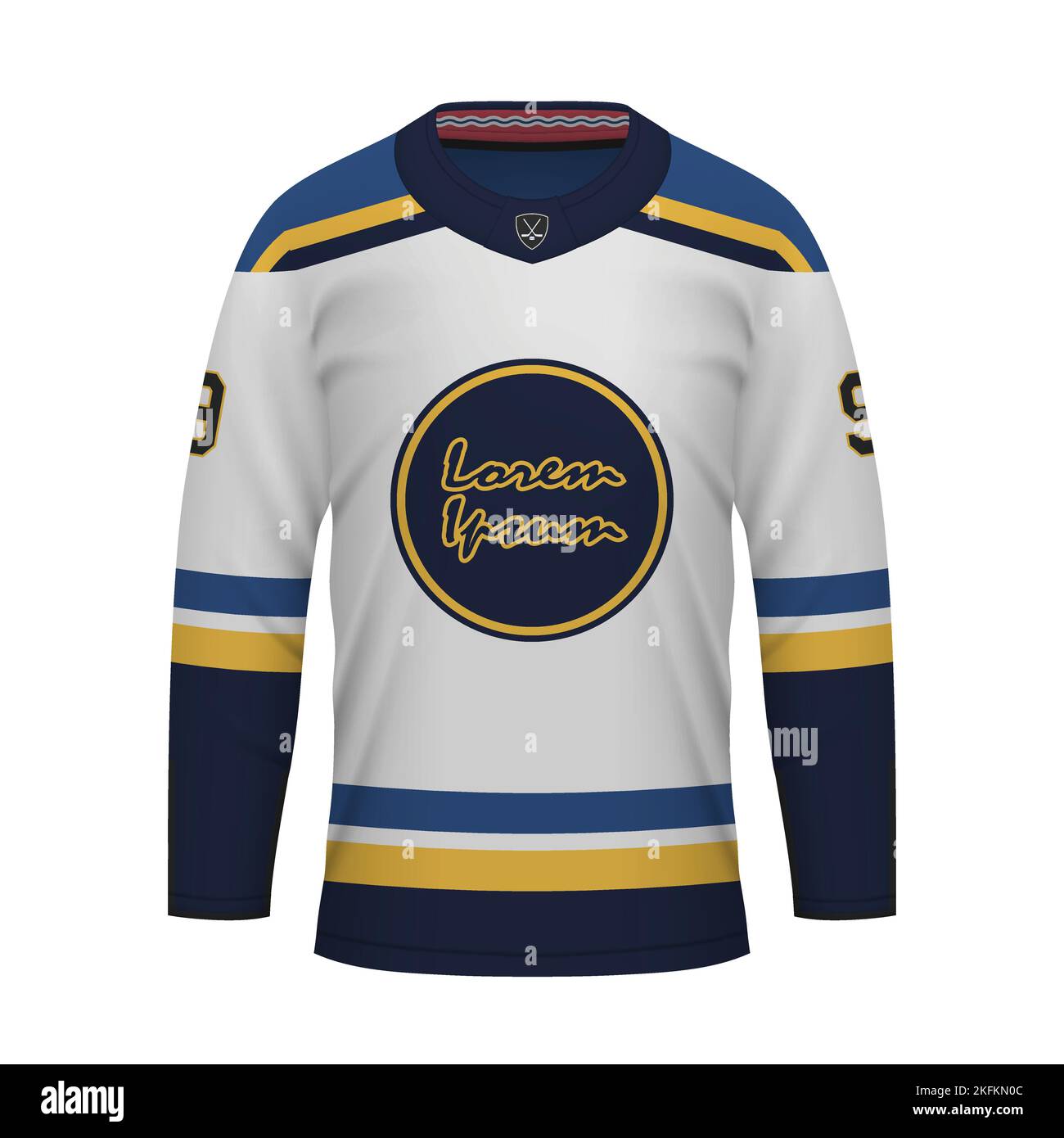Realistic Ice Hockey away jersey St. Louis, shirt template for sport ...